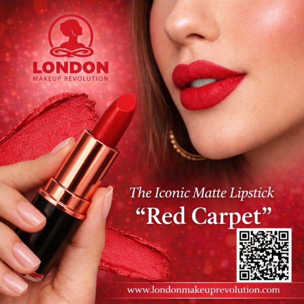 Makeup Revolution UK Iconic Matte Lipstick , Red Carpet - London Makeup ...